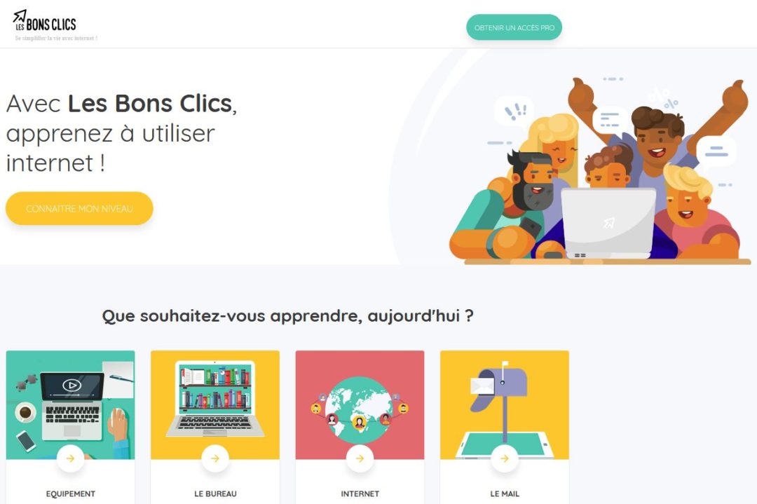 Le parcours d'initiation Les Bons Clics - Emmaüs Connect